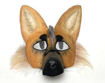 Therian Maned Wolf Mask / Maned Wolf Inspired Mid to High-quality ...