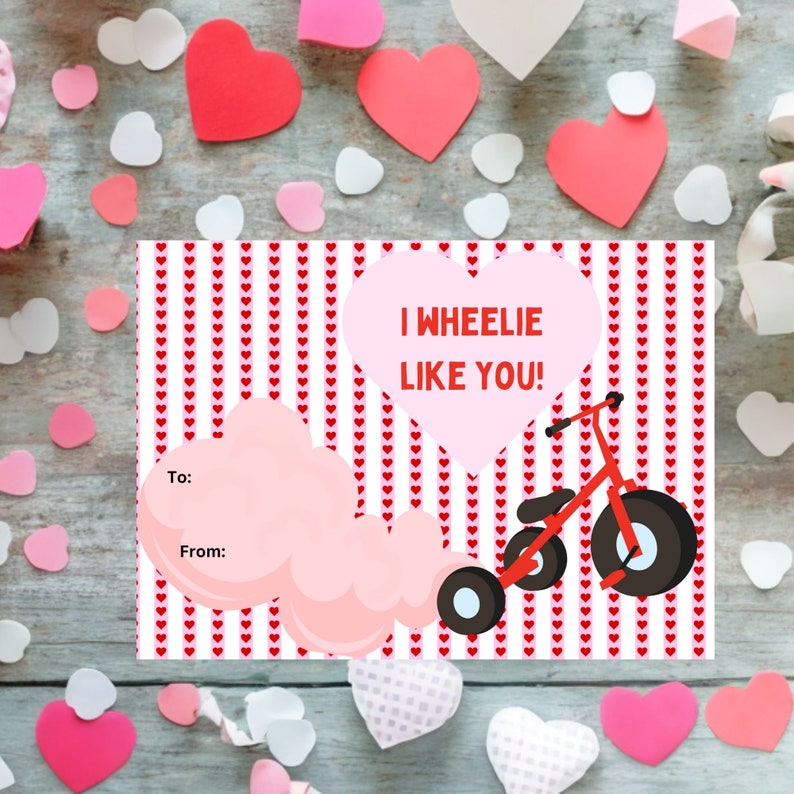 Printable Kids Valentines Day Cards for Class Cute Valentines Day Cards ...