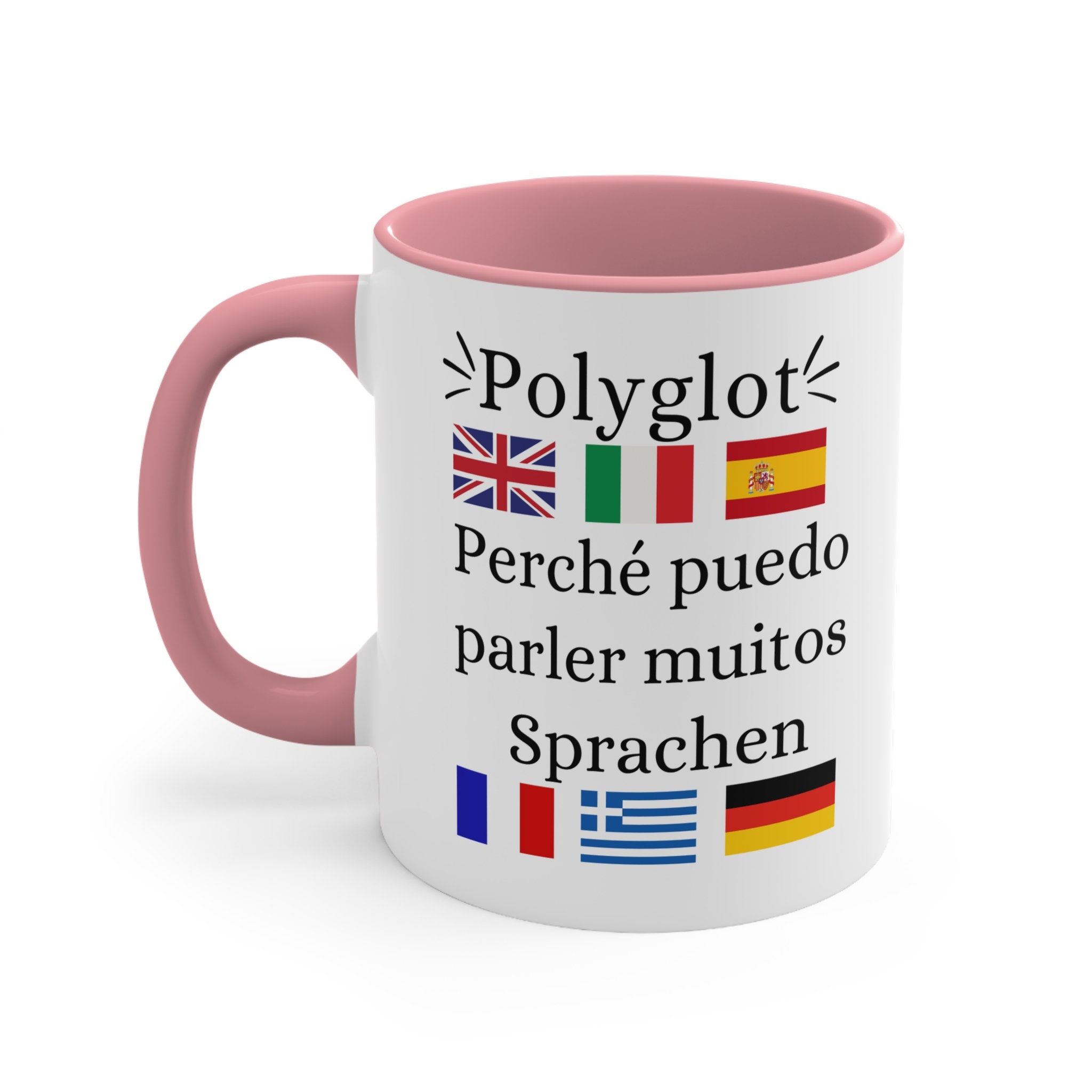 Multilingualism Polyglot Language Mug Language Study Gift for Different ...