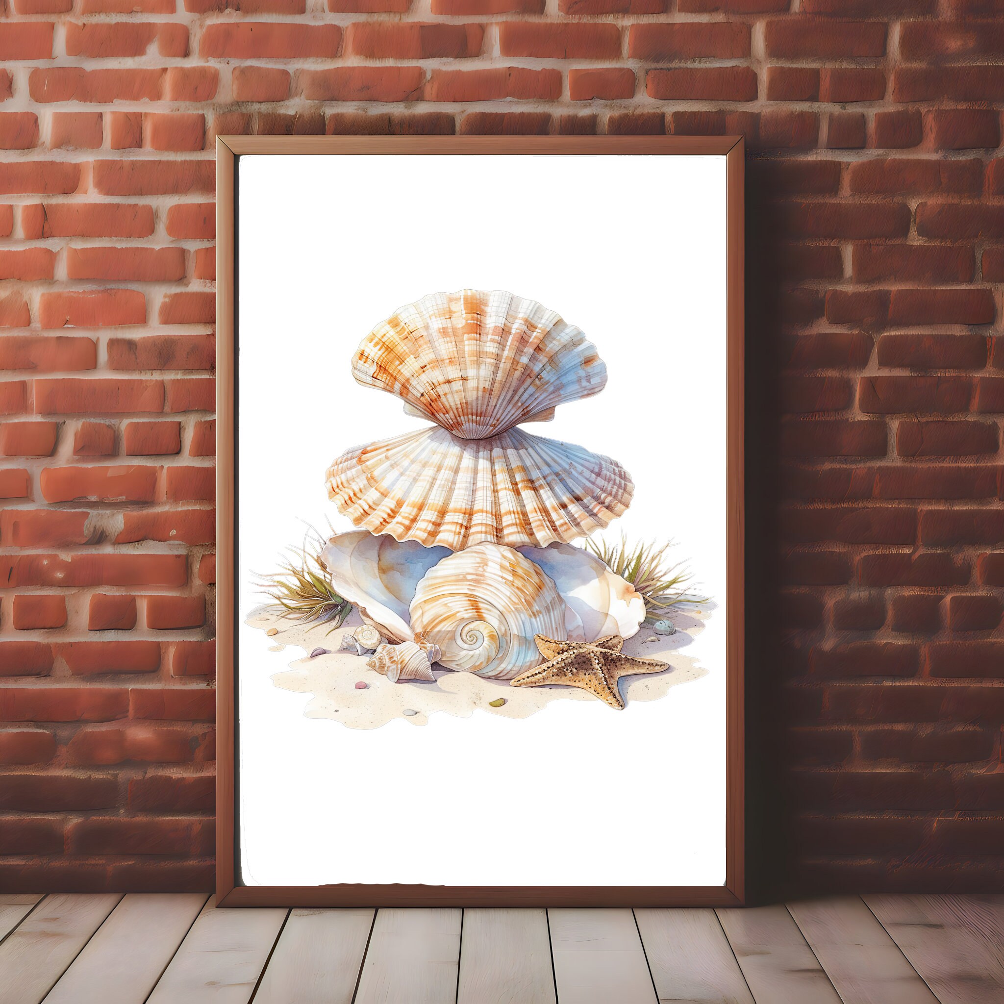 39 Seashell Png, Watercolor Seashell Clipart, Beach Clipart, Nautical ...