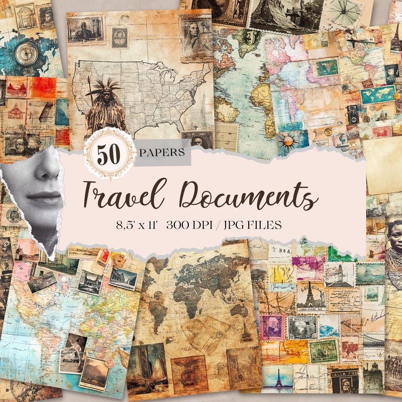 Distressed Map - Etsy