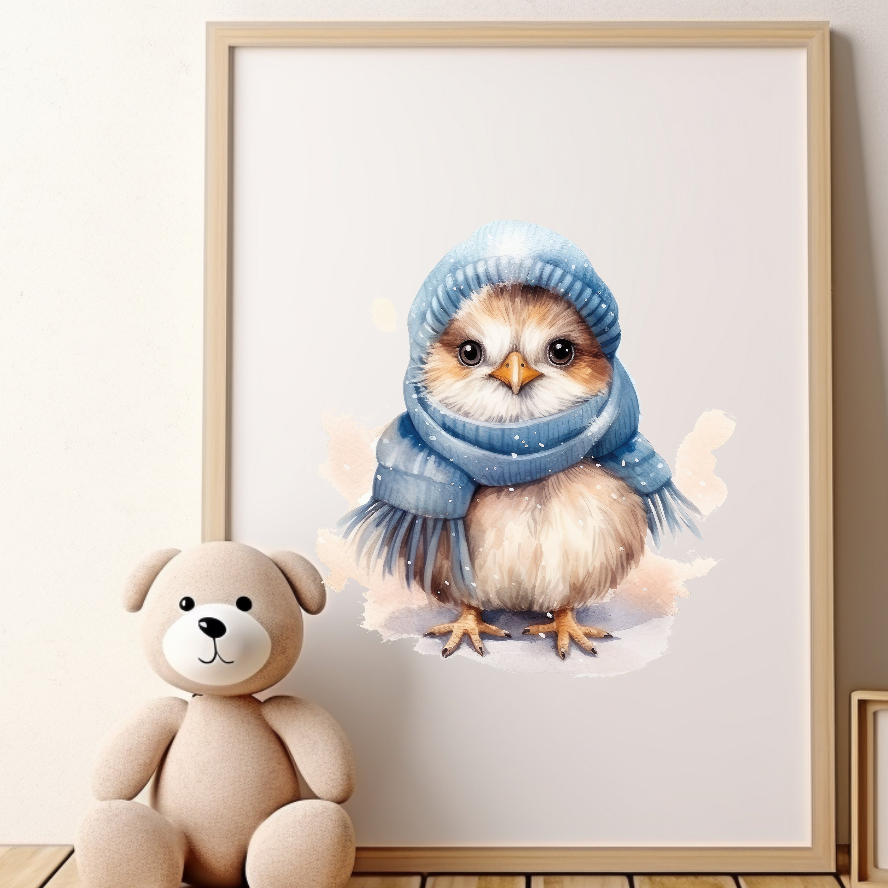 Winter Bird Clipart Winter Clipart Bundle Stunning Watercolor Bird ...