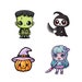 Cute Spooky Cartoon Halloween 35 PNG Clipart Bundle, Pumpkin Stickers ...