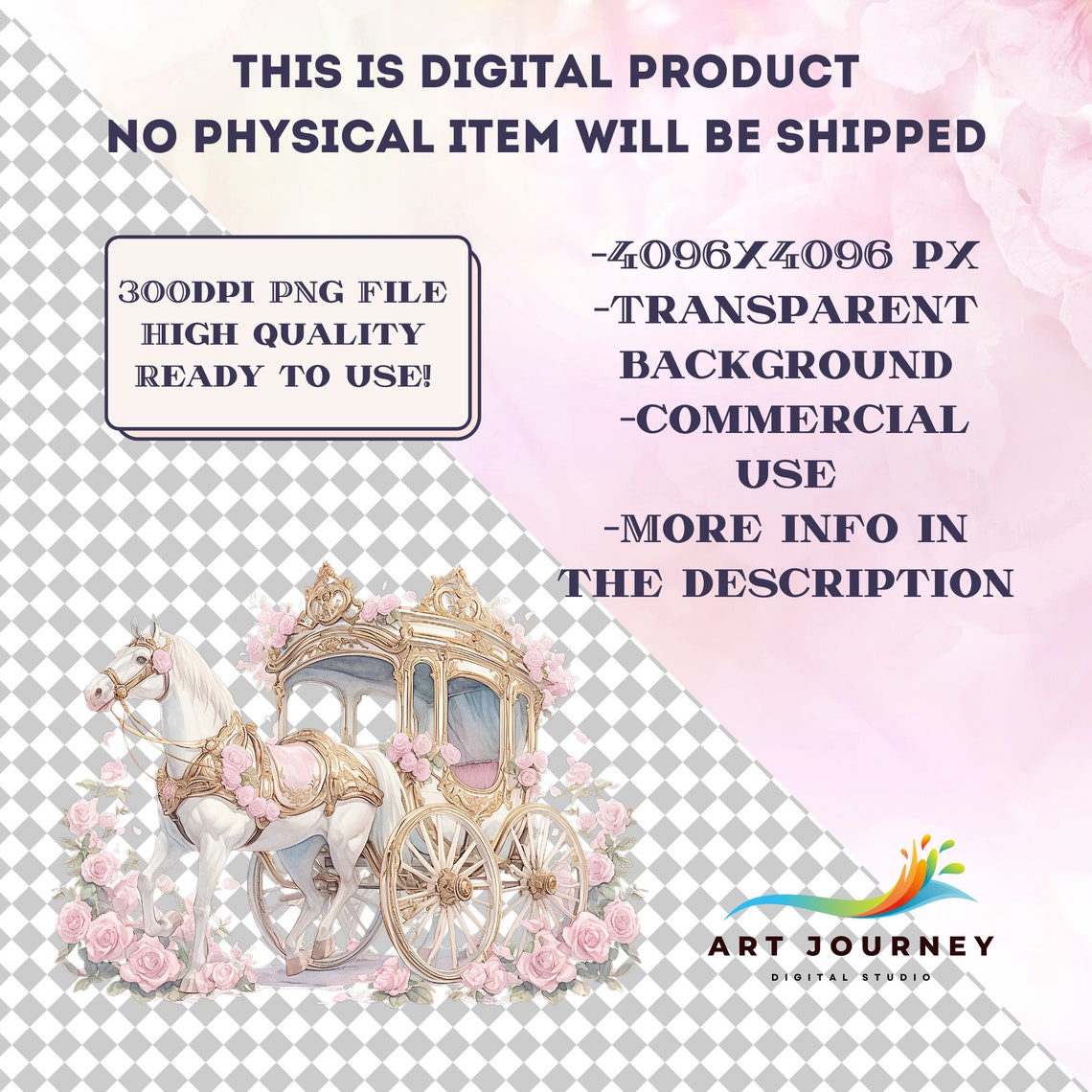 Princess Clipart Watercolor Princess Clipart Fairytale Princess Kingdom ...