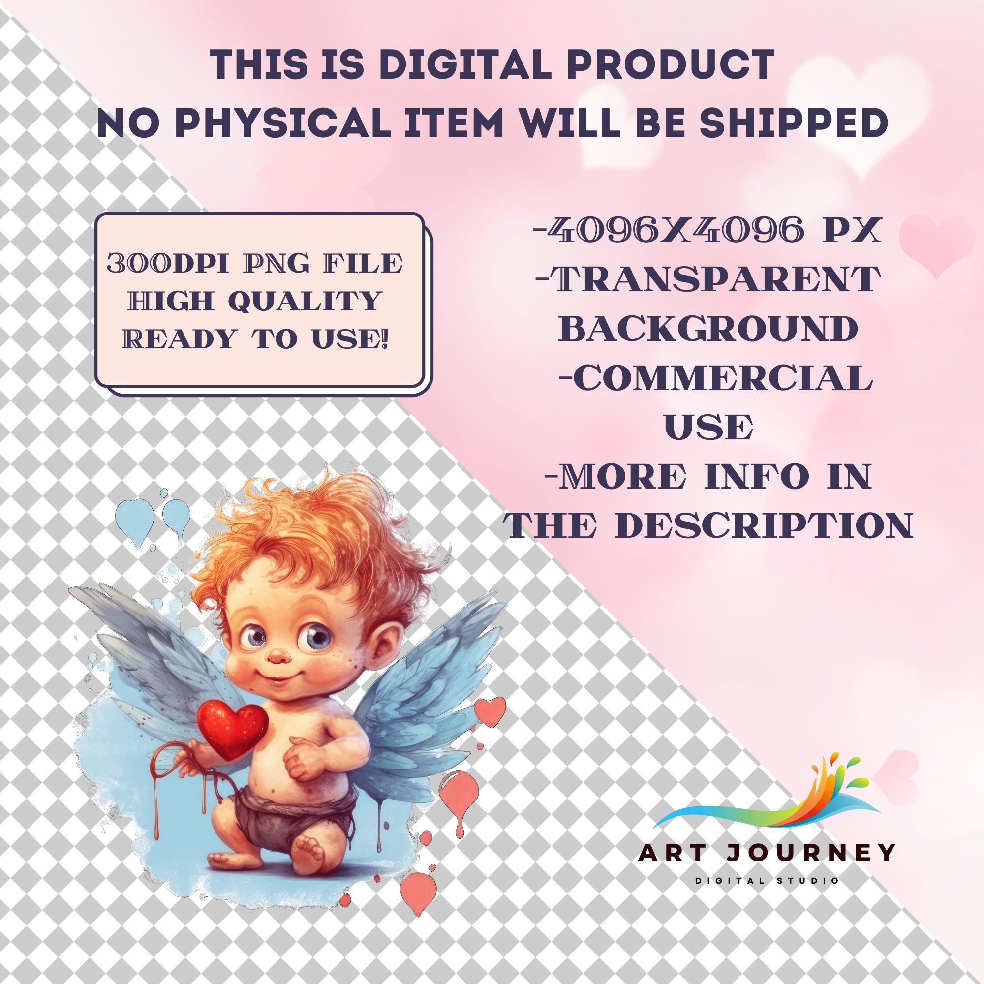 Valentines Cupid Clipart Bundle, Valentines Clipart, Set of 11 ...