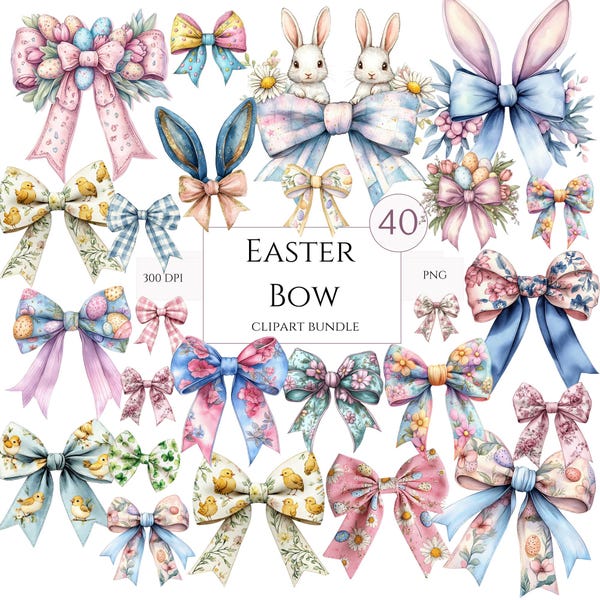 Cute Easter Clipart - Etsy