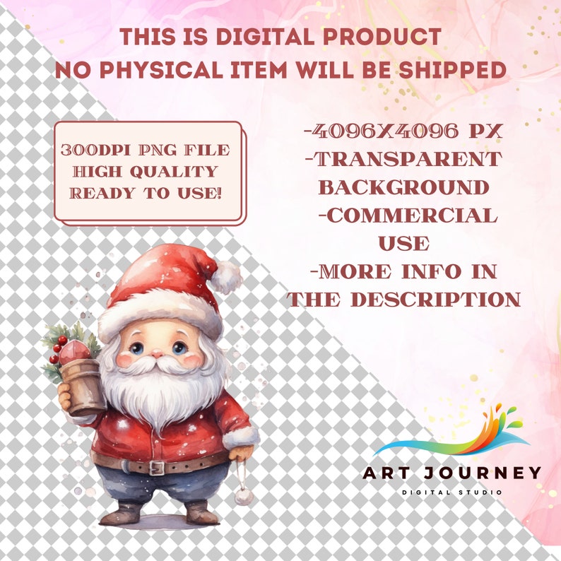 Cute Santa Clipart - Cute Christmas Clipart - Baby Clip Art Holiday ...