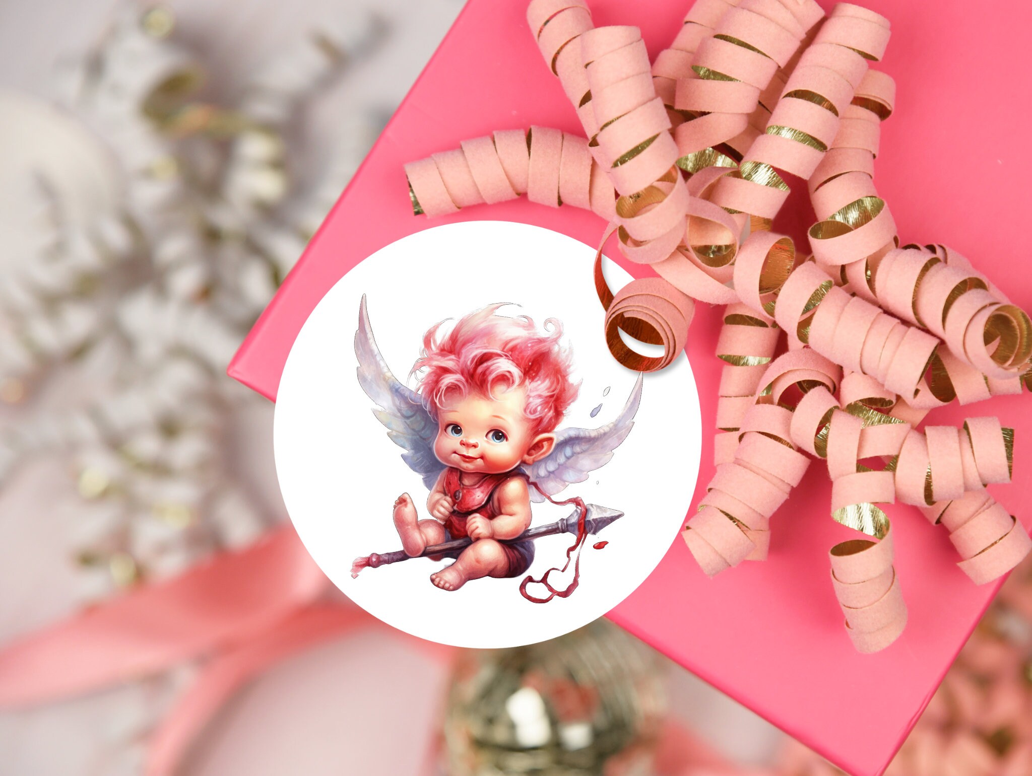 Valentines Cupid Clipart Bundle, Valentines Clipart, Set of 11 ...