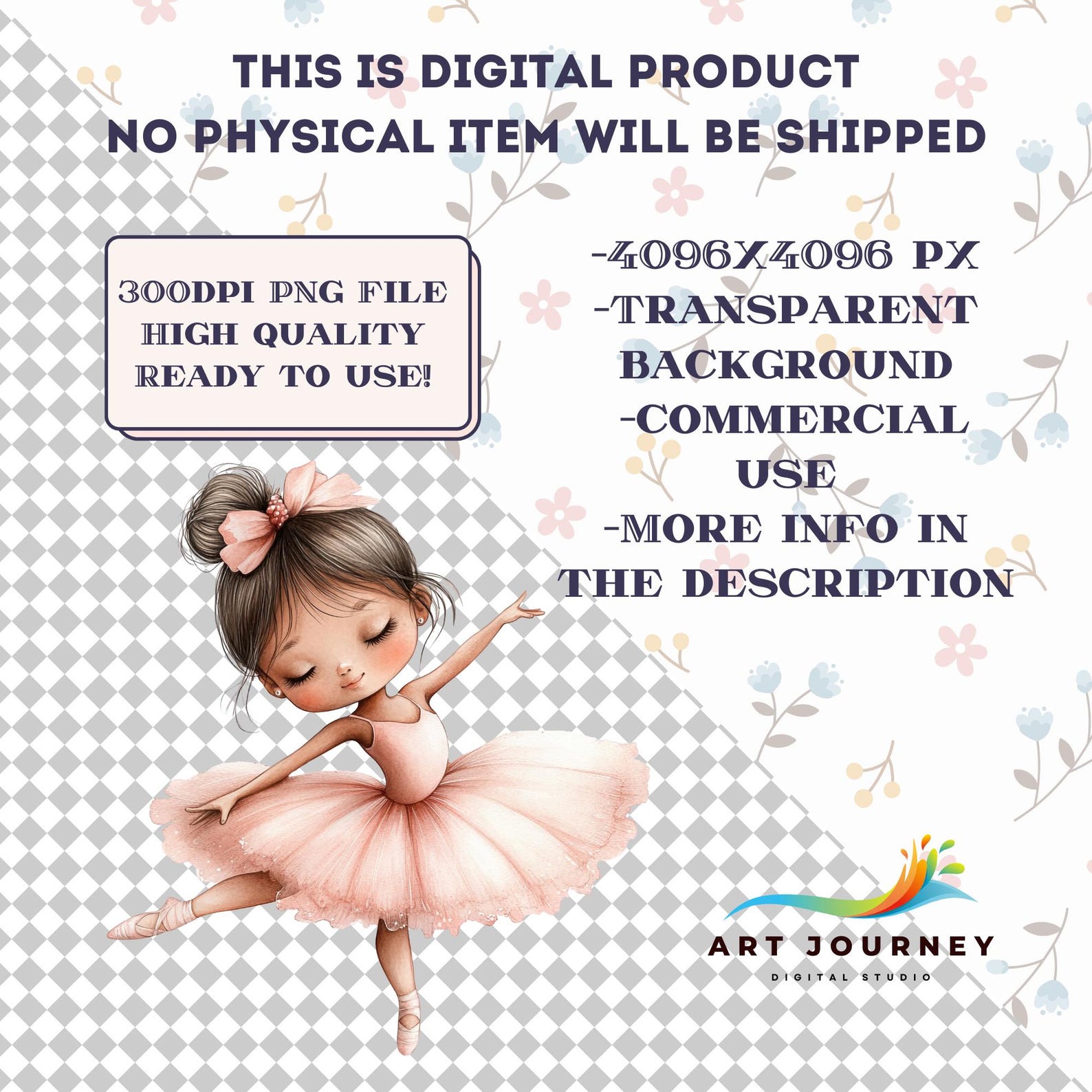 Watercolor Ballerina Clipart 38 PNG, Cute Little Ballerina, Swan Lake ...