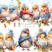 Winter Bird Clipart | Winter Clipart Bundle | Stunning Watercolor Bird ...