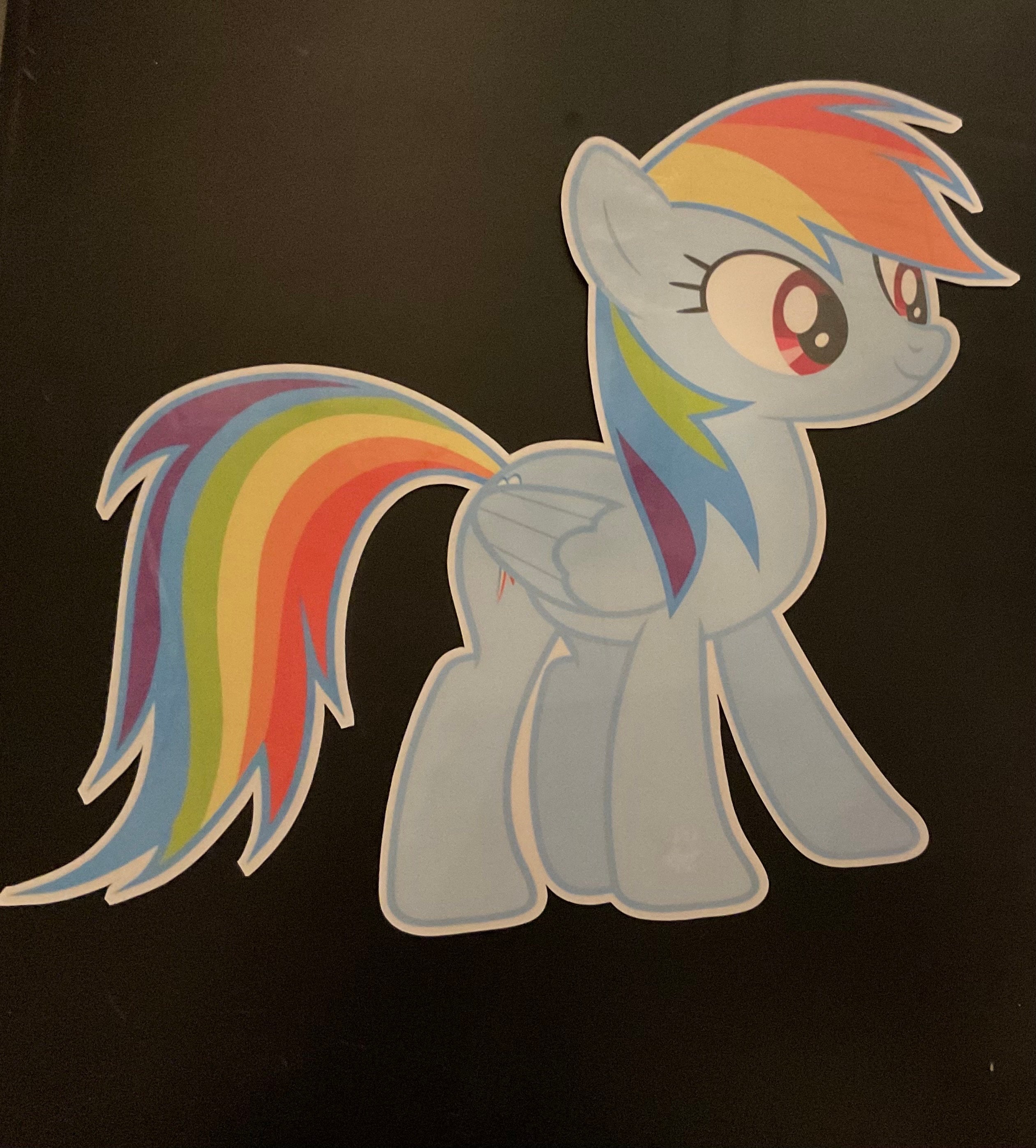 My Little Pony Rainbow Dash 11 Vinyl Sticker - Etsy