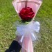 Single Eternal Rose Ramo Buchon Rosa Eterna Artificial Flower Bouquet - Etsy
