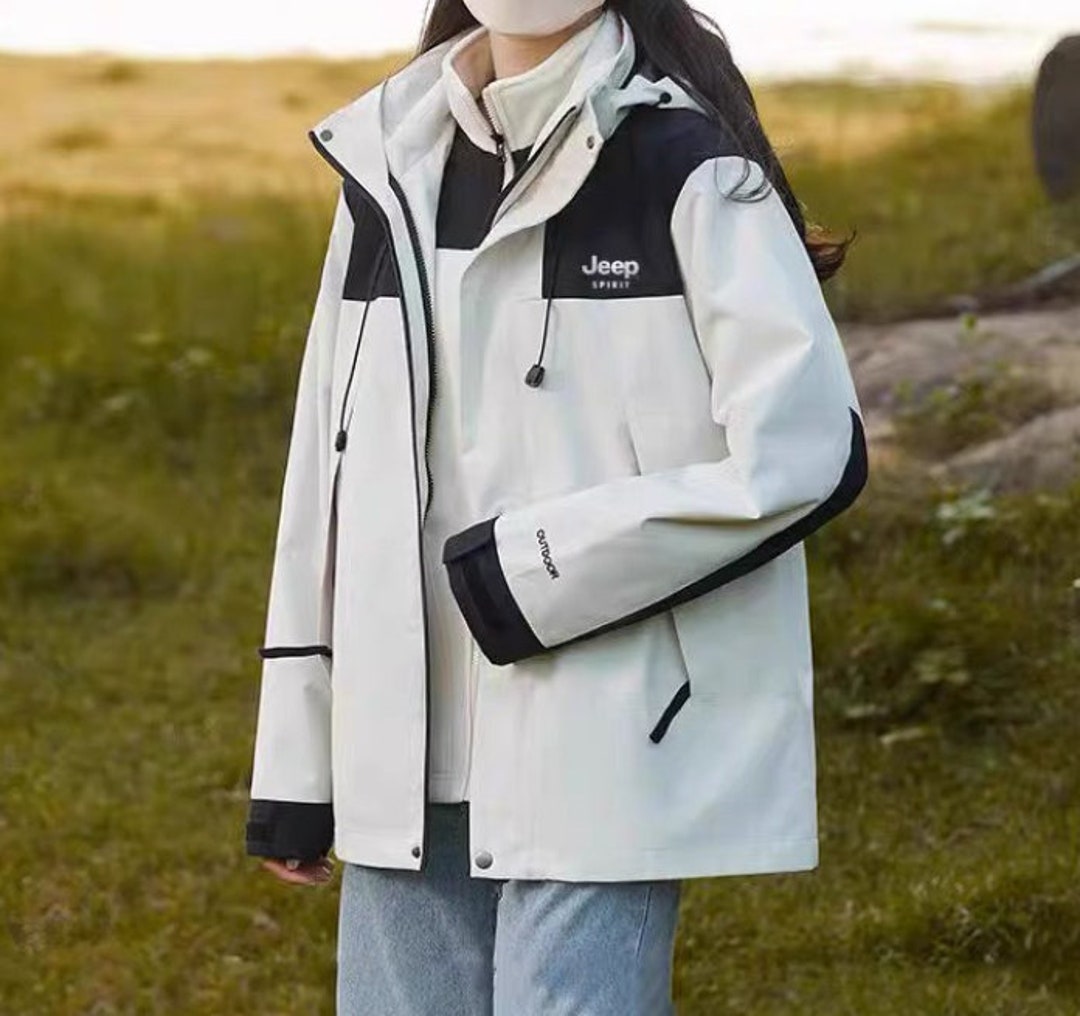 Wide-form Parachute Jacket With Felt Lining - Etsy