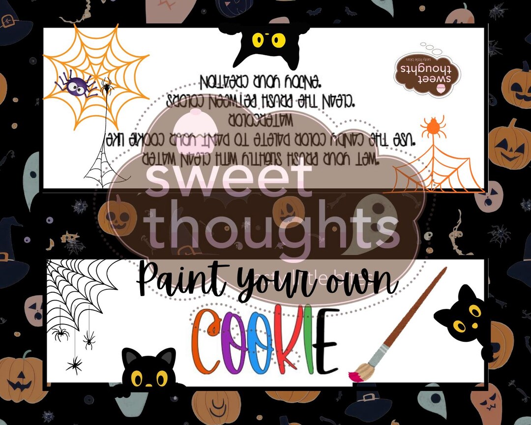 PYO Halloween Treat Bag Topper - Etsy