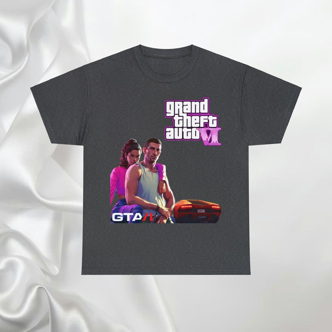 GTA6 Grand Theft Auto 6 Rockstar Games Xbox Playstation PS T-shirt - Etsy