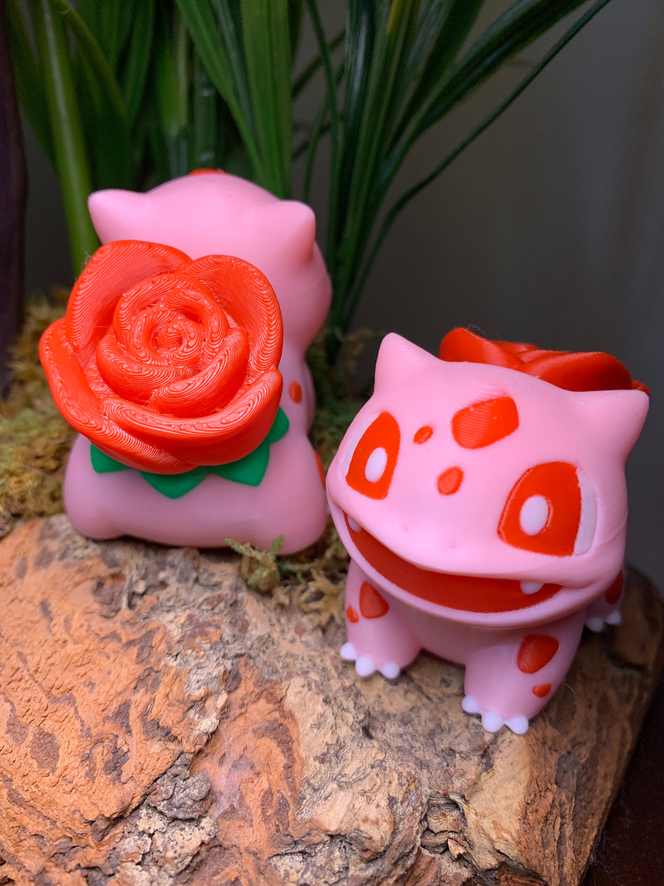 Rose Bulbasaur 2in50mm Tall 3D Printed - Etsy