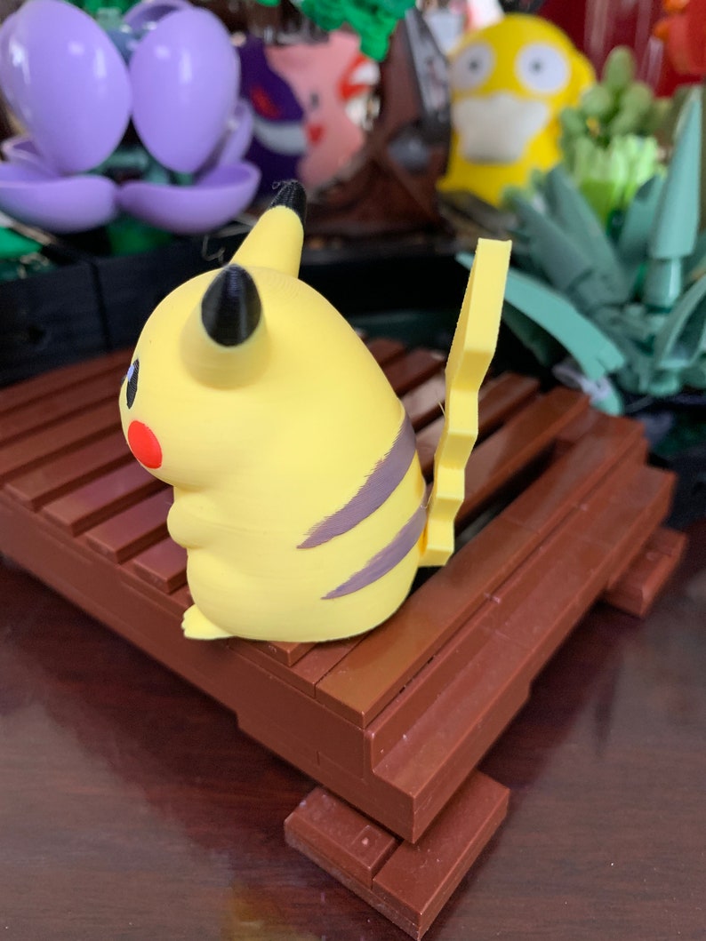 Gen. 1 Pikachu 2in50mm Tall Figurine 3D Print - Etsy
