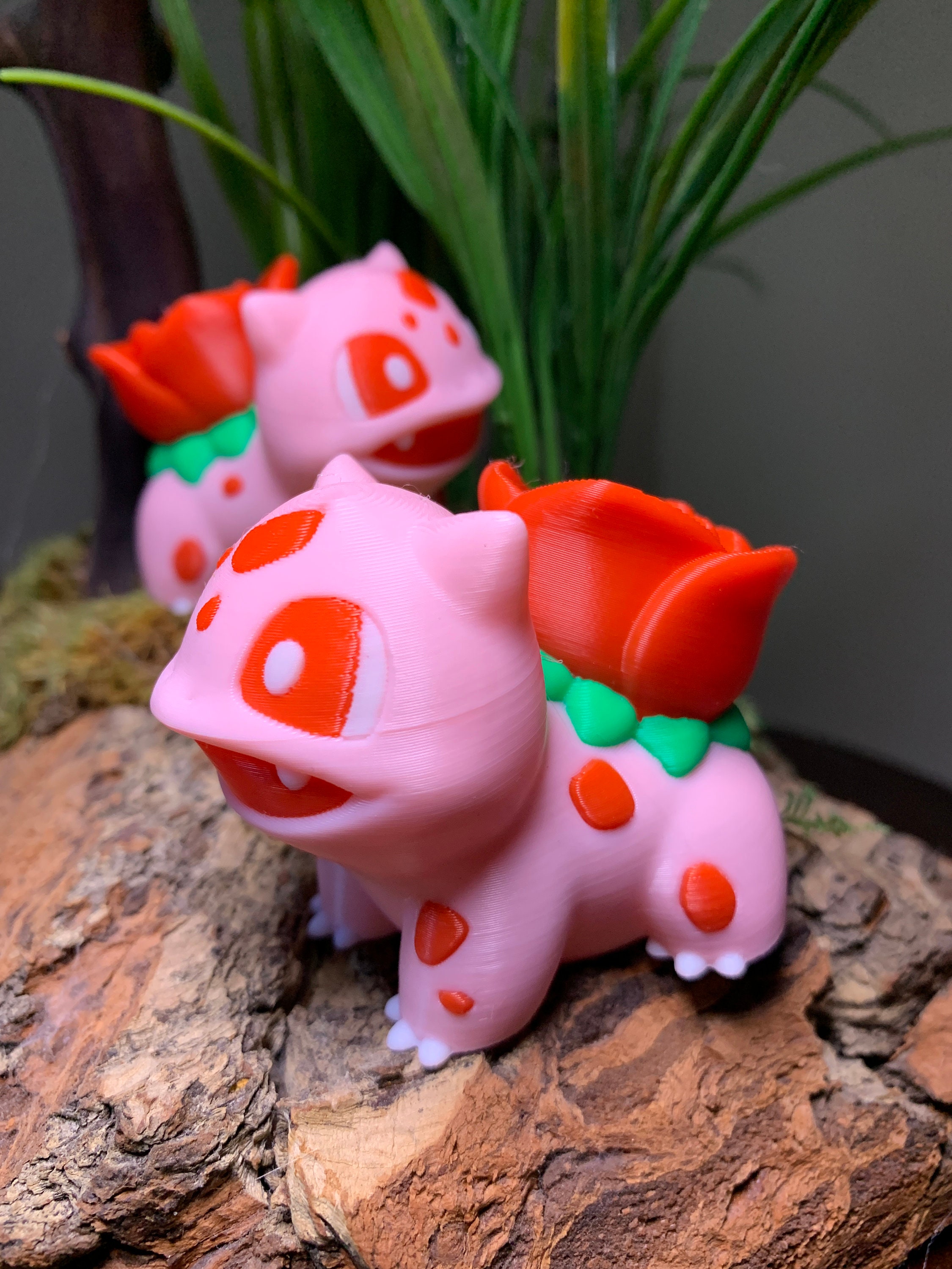 Rose Bulbasaur 2in50mm Tall 3D Printed - Etsy