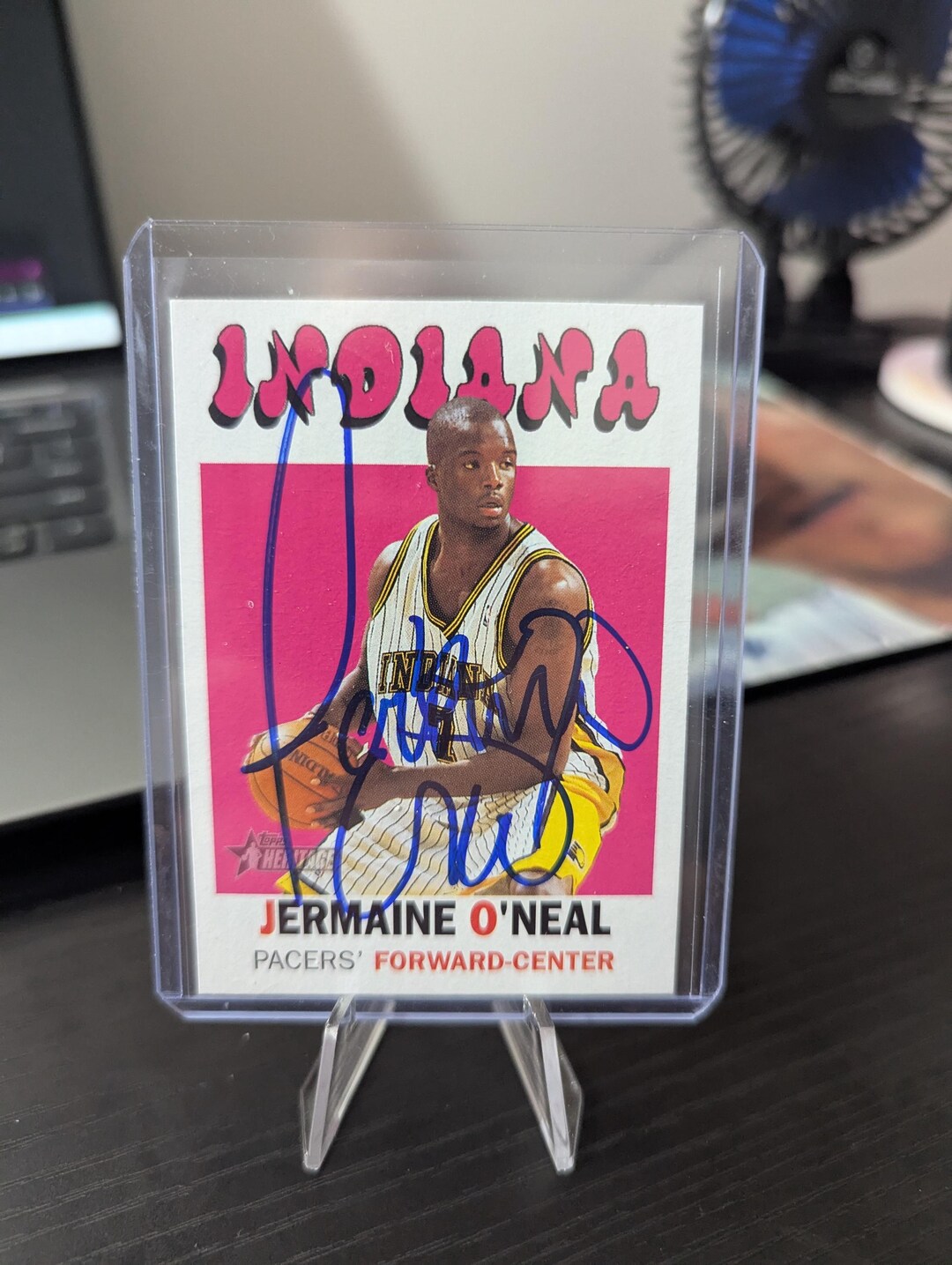 Etsy26 - Jermaine O'neal Signed Trading Card - Etsy