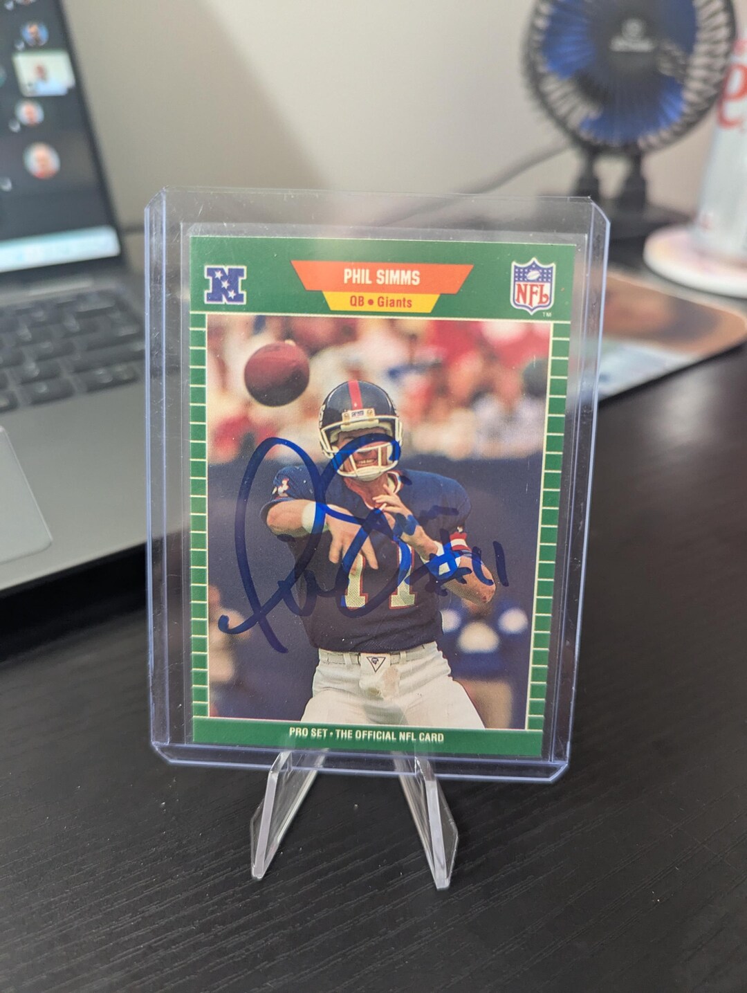 Etsy70 - Phil Simms Signed Trading Card - Etsy