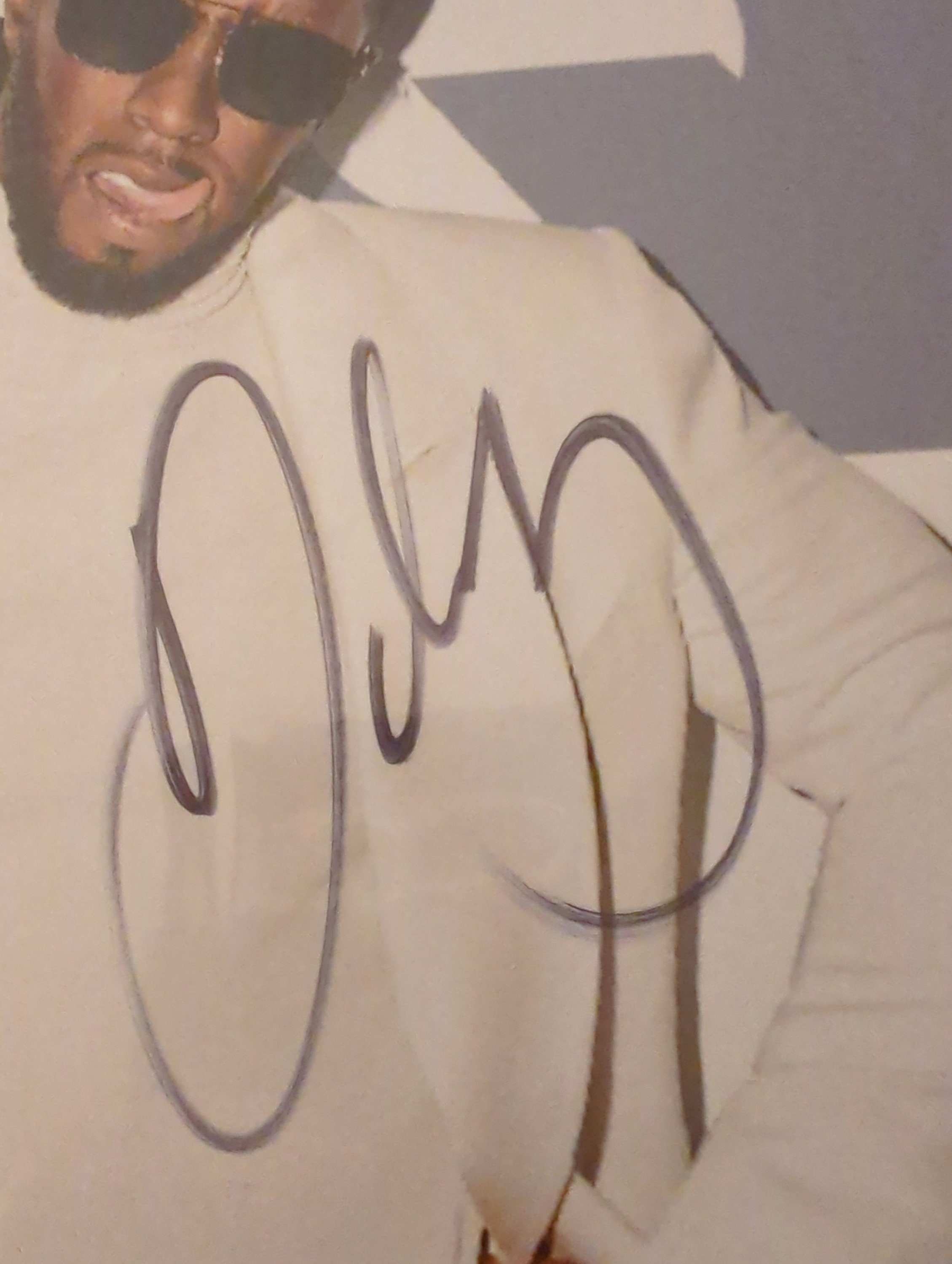 Diddy Signed GQ Magazine Cover Photo W/coa - Etsy
