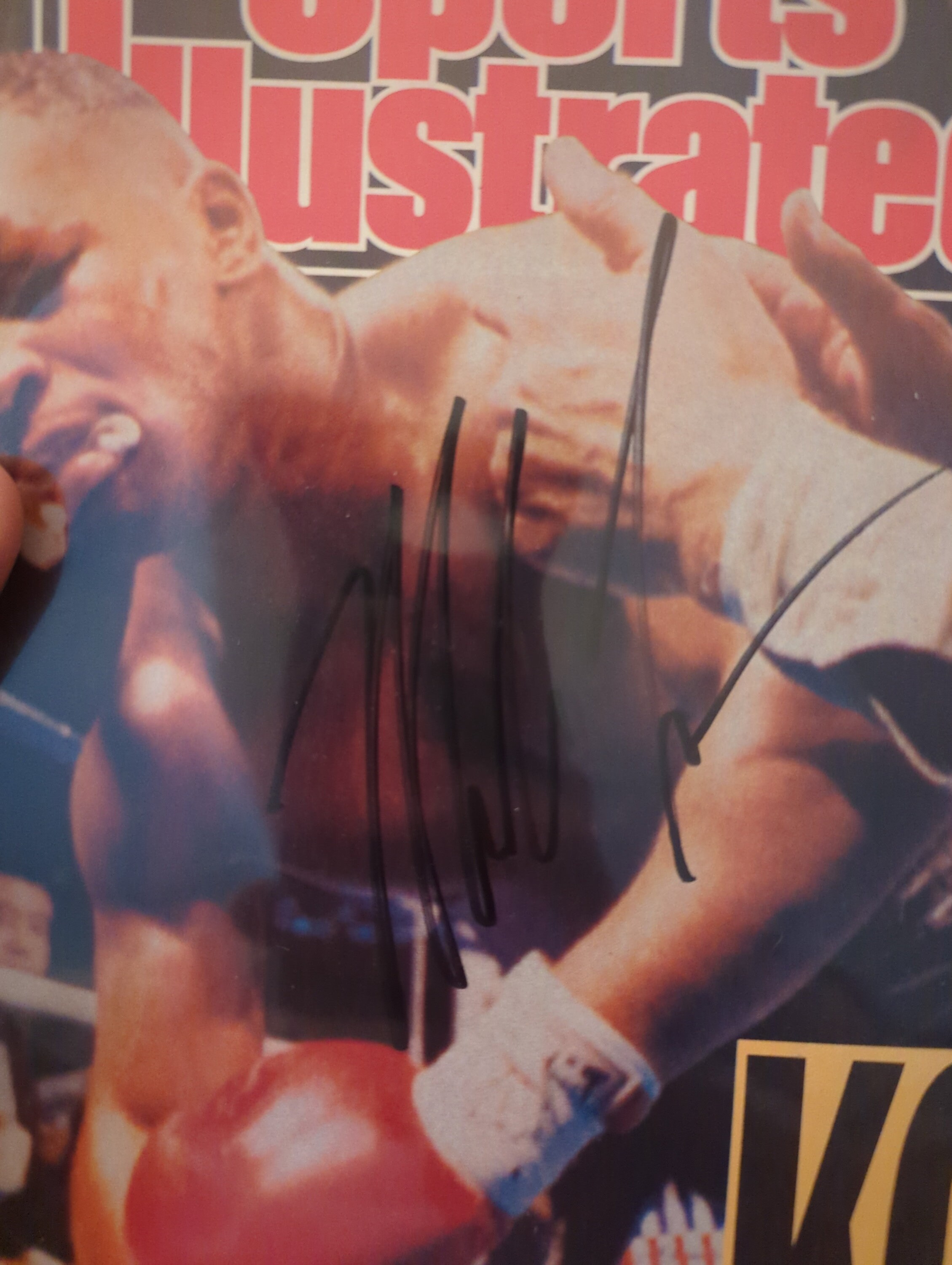 Mike Tyson Signed Sports Illustrated Magazine W/coa - Etsy