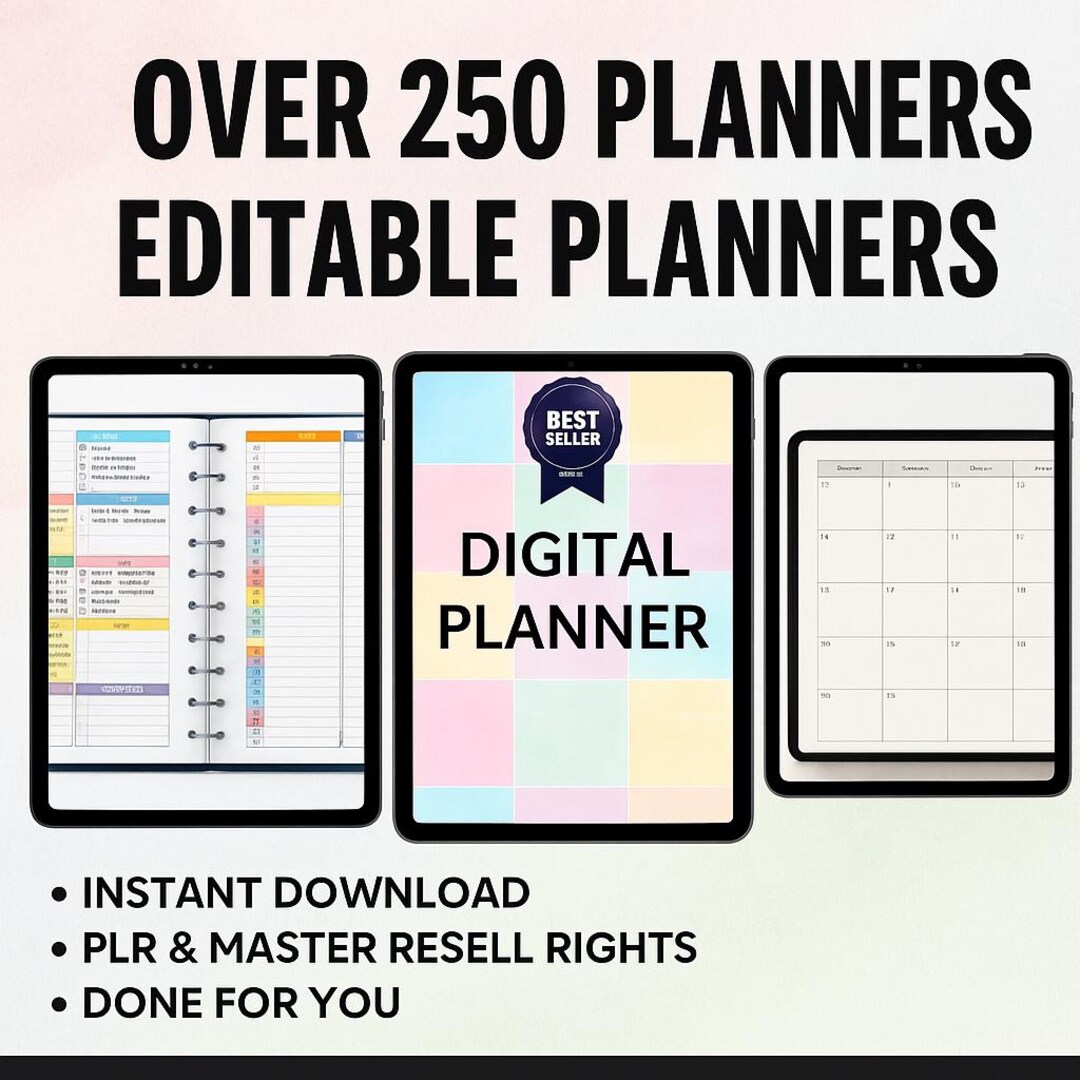 All in One Digital Planner, 2025 , Digital Planner, Digital Journal ...