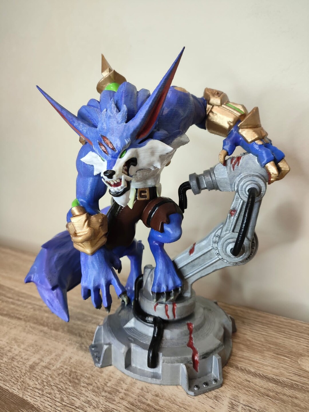 Warwick Figure League of Legends - Etsy