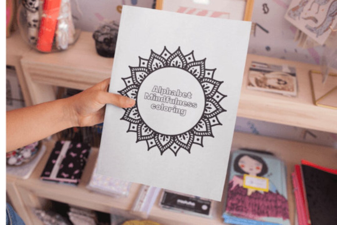 Printable Alphabet Mindfulness Coloring, Mandala Alphabet Coloring ...