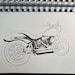 Detailed Harley Softail - Pen and Ink Motorcycle Drawing - Etsy