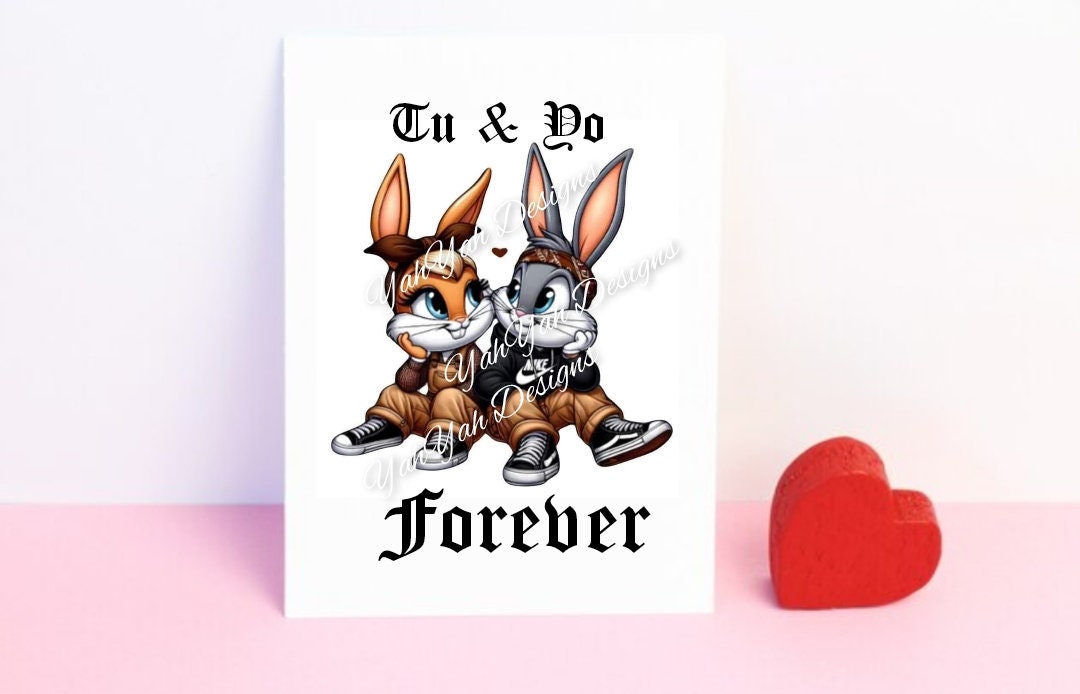 Chicano Cholo Bugs Valentines Day Greeting Card Love Anniversary Prison ...