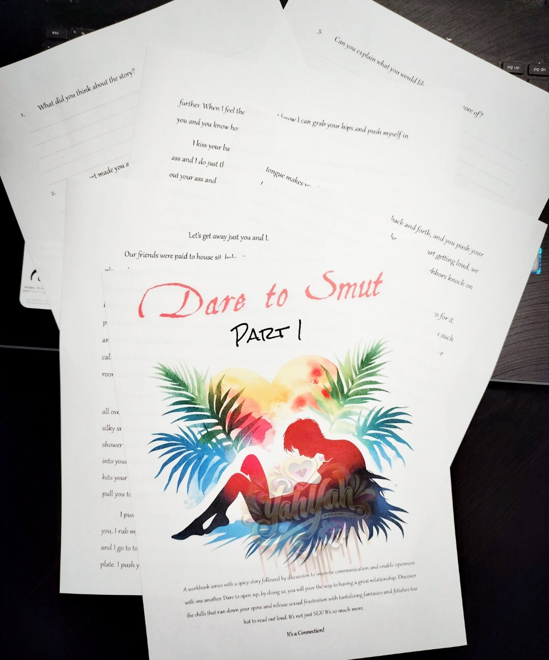 Dare to Smut Pt. 1 Erotic Spicy Story Workbook for Couples - Etsy