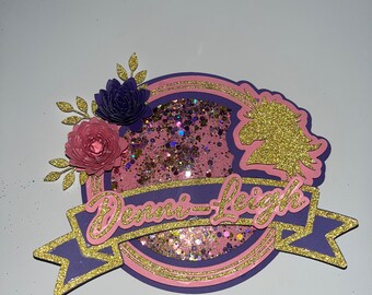 Frozen Princess Elsa Anna 3D Shaker Cake Topper - Etsy