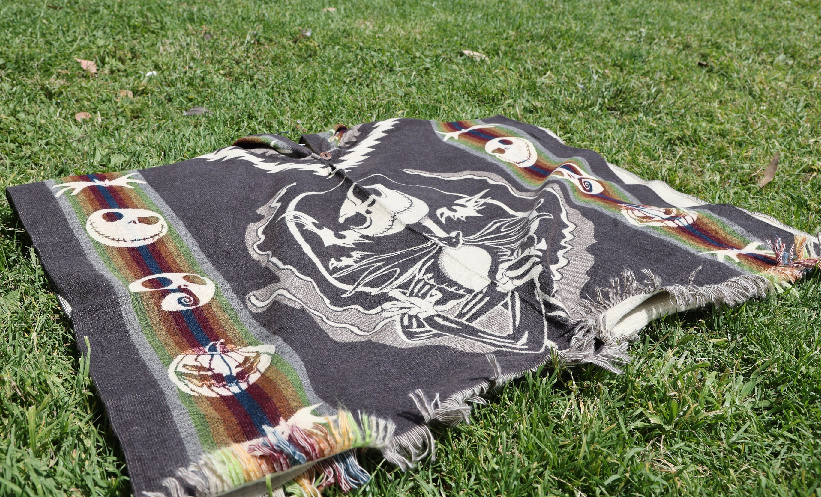 Jack Skellington Poncho, Nightmare Before Christmas Poncho, Jack Poncho ...
