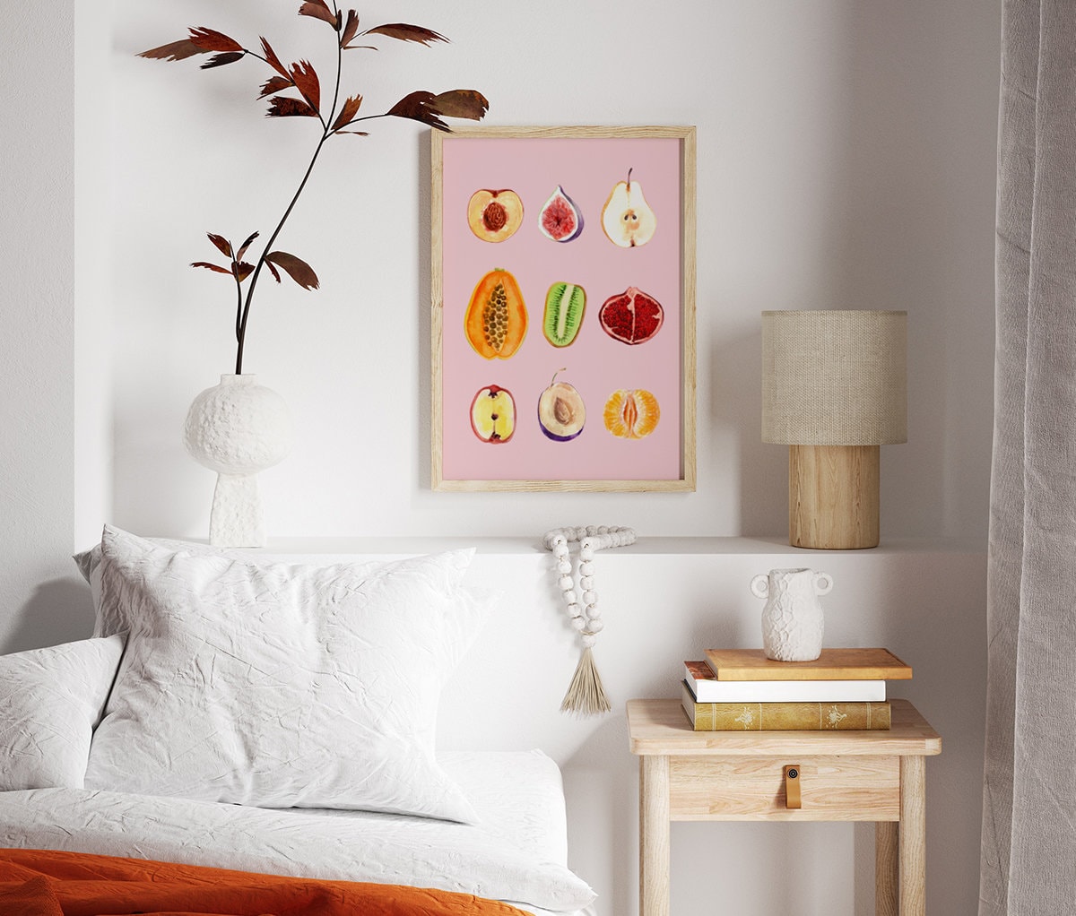 Print Sliced Female Fruits, Vulva Poster, Empowerment Yoni, Body ...