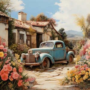 Digital Vintage Landscape Poster Download, Stunning Scenary - Etsy