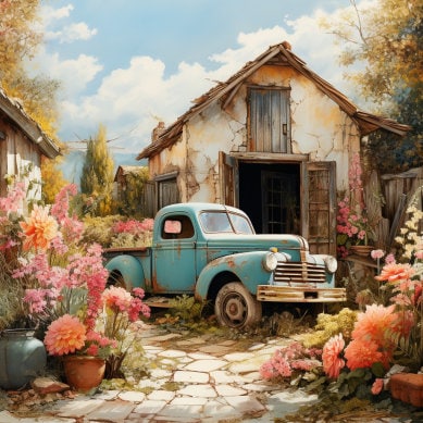 Digital Vintage Landscape Poster Download, Stunning Scenary - Etsy