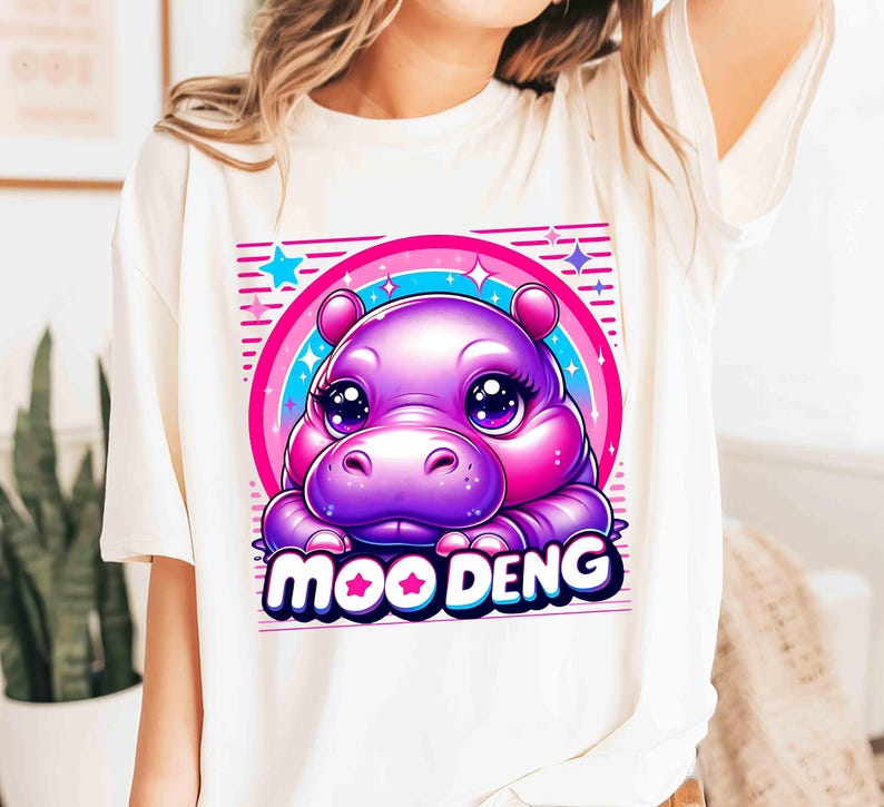 Moo Deng Bundle Png, Moo Deng Fighting Cartoon Png, Baby Hippopotamus ...