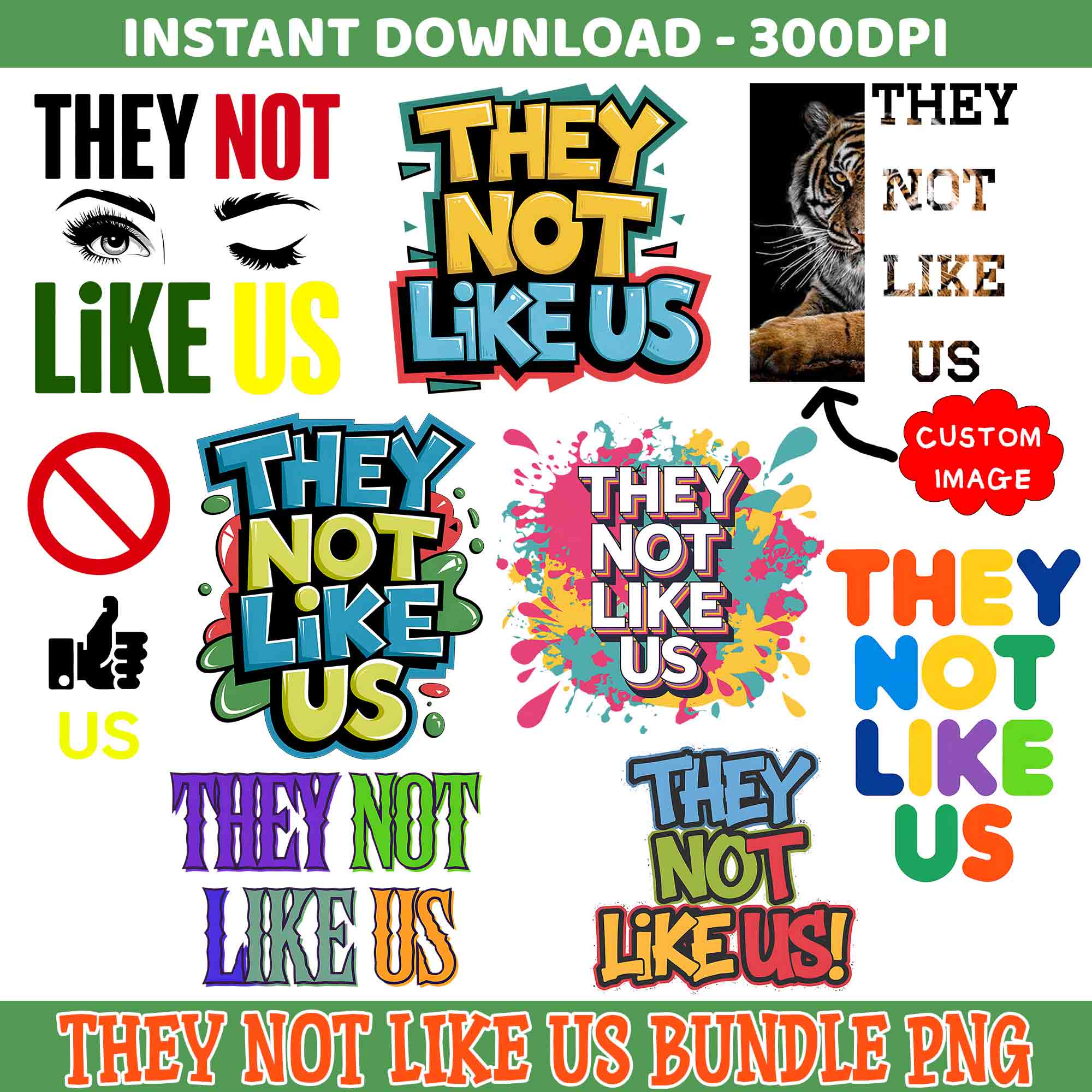 They Not Like Us Bundle Png, They Not Like Us Frame, Hip Hop Music Png ...