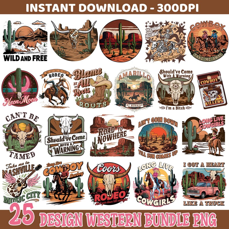 Western Designs - Etsy