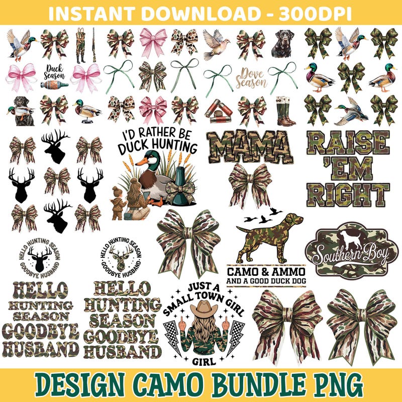 Duck Hunting Camo - Etsy