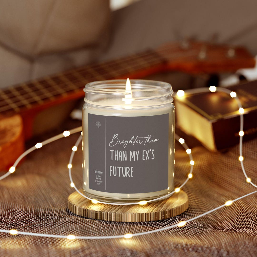 Funny Scented Candle 'brighter Than My Ex's Future', 9oz Witty Snarky ...