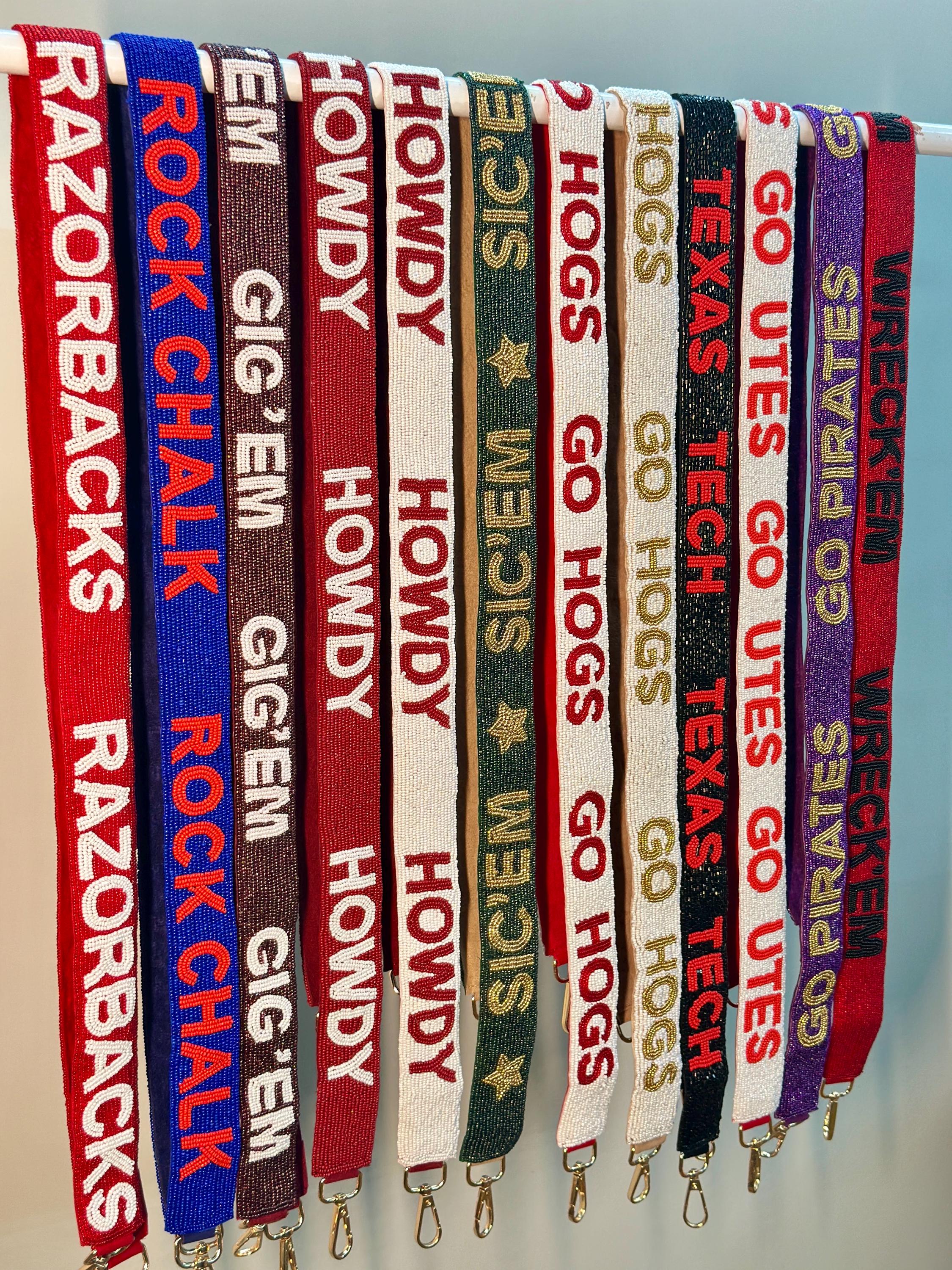 Gameday Beaded Strap, College Purse Strap, Stadium Approved Straps ...