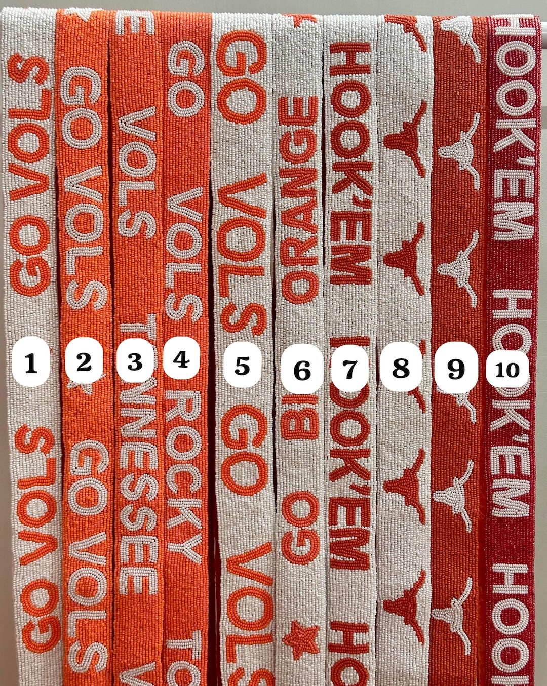 Gameday Beaded Strap, College Purse Strap, Stadium Approved Straps ...