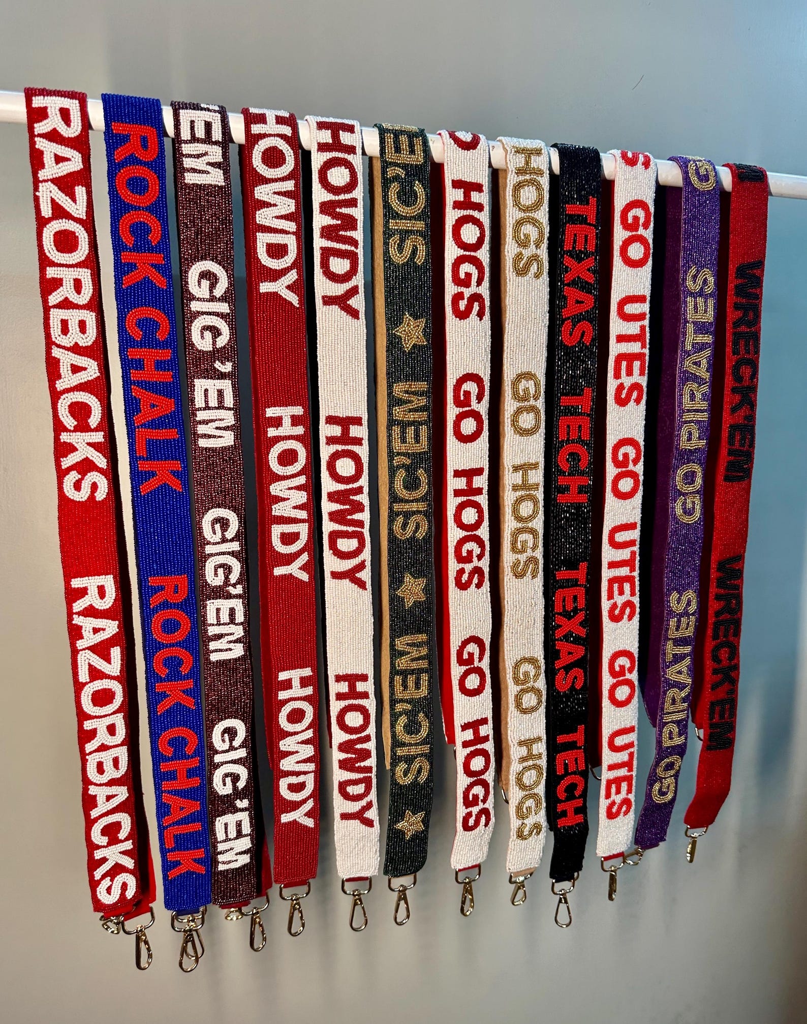 Gameday Beaded Strap, College Purse Strap, Stadium Approved Straps ...