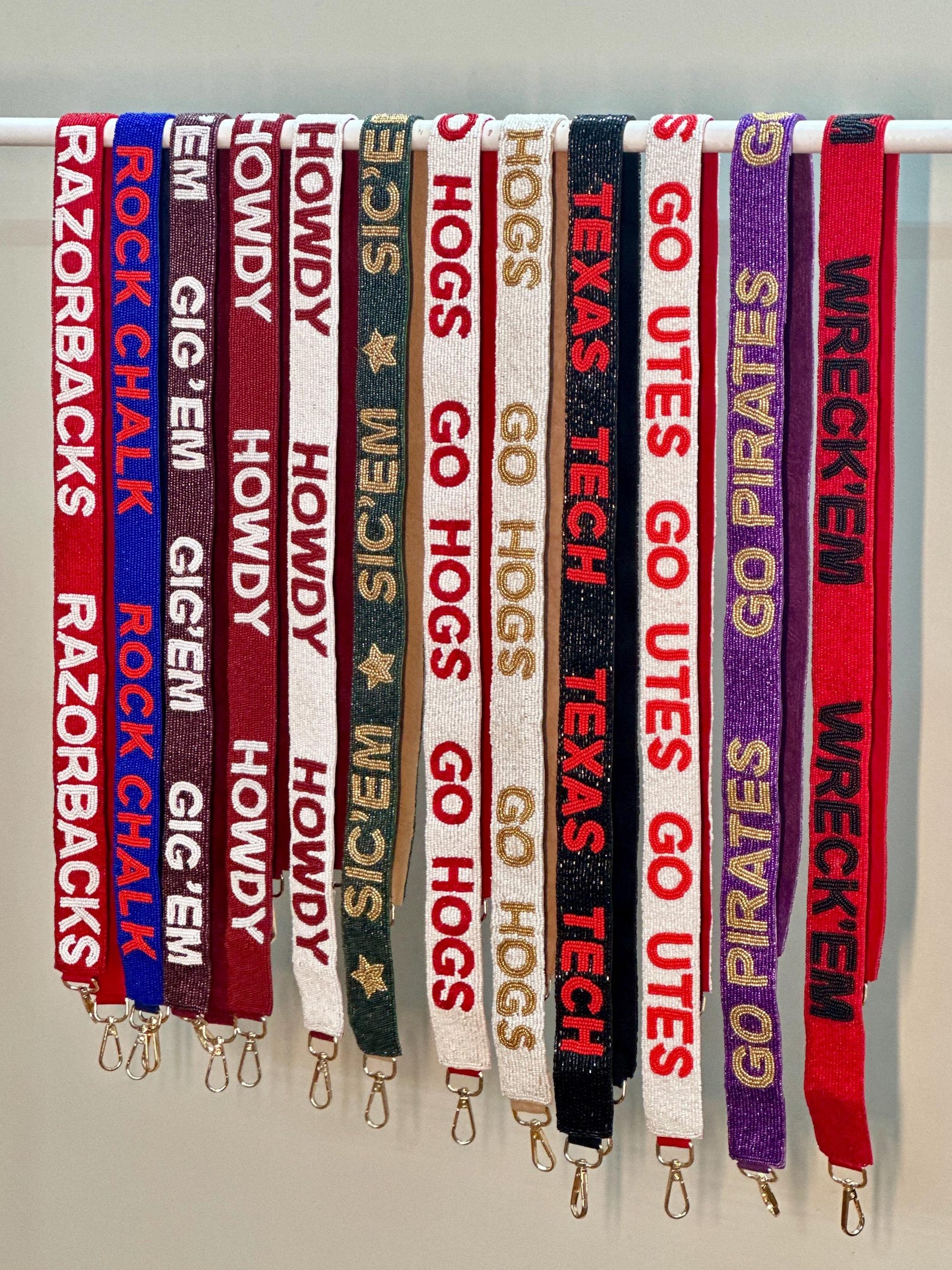Gameday Beaded Strap, College Purse Strap, Stadium Approved Straps ...