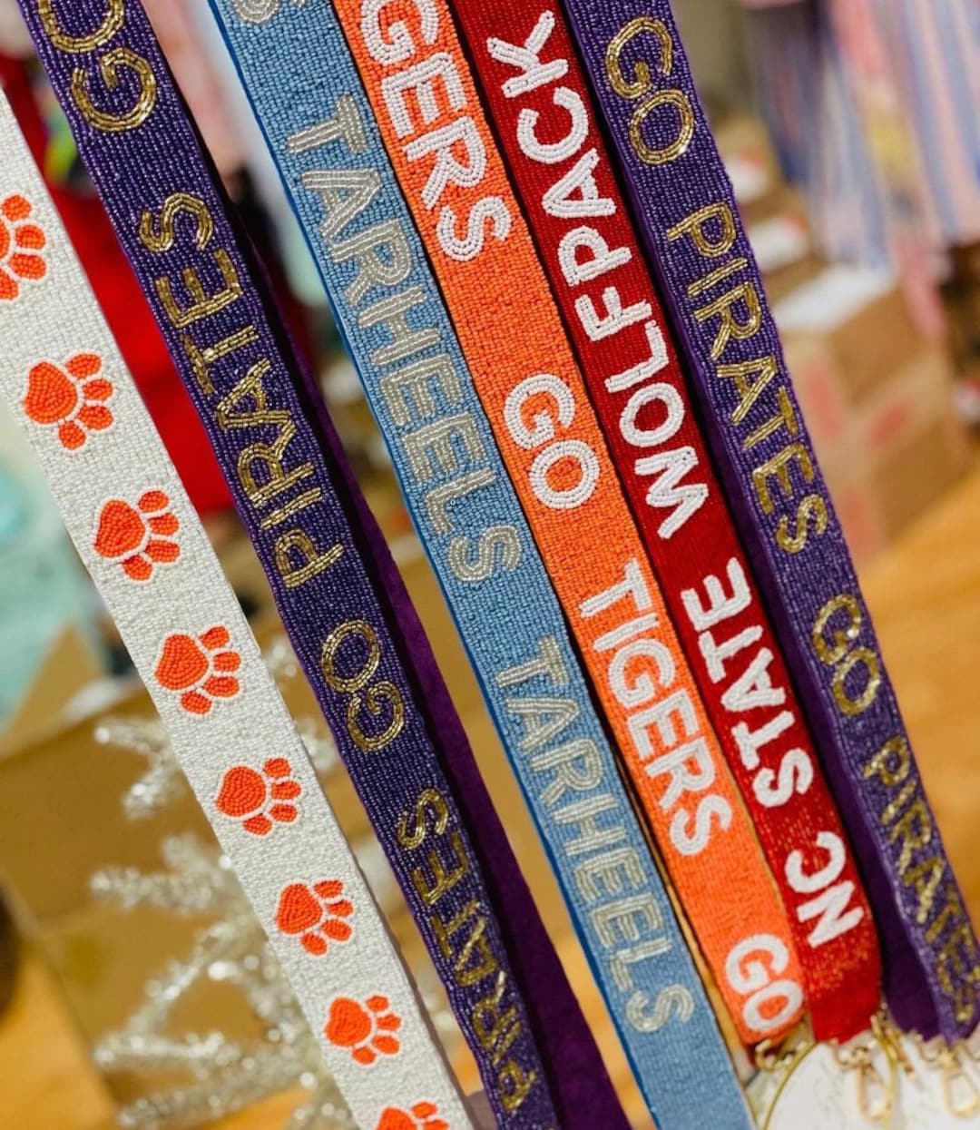 Gameday Beaded Straps, College Purse Strap, Stadium Approved Straps ...