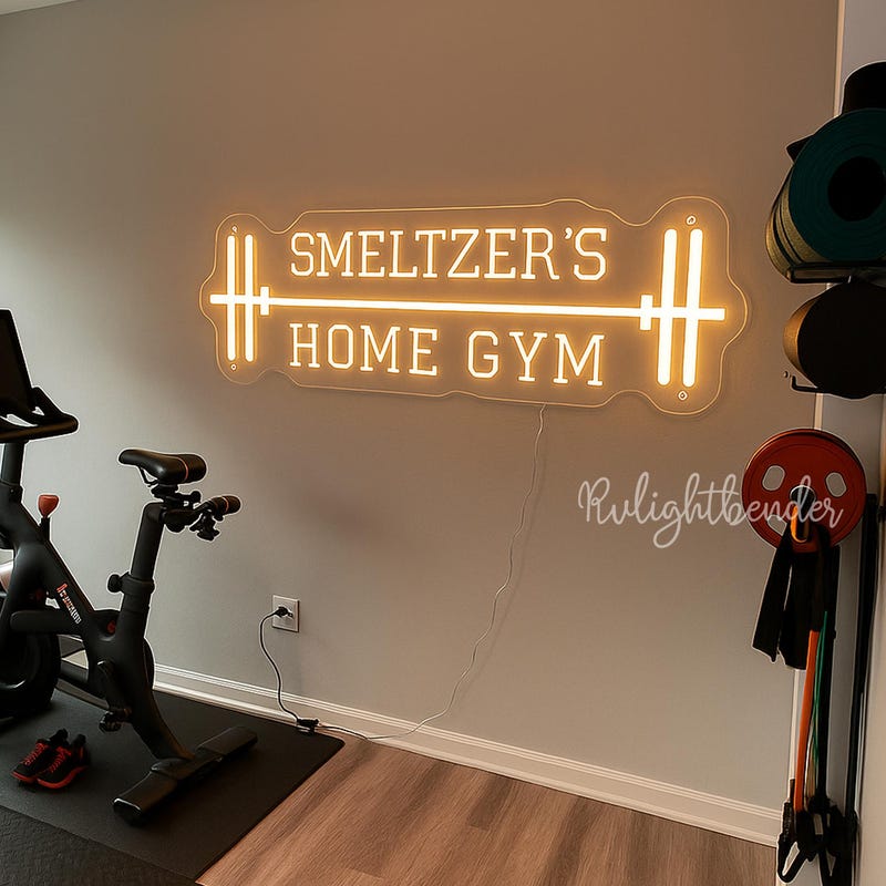 Custom Led Gym Signs - Etsy