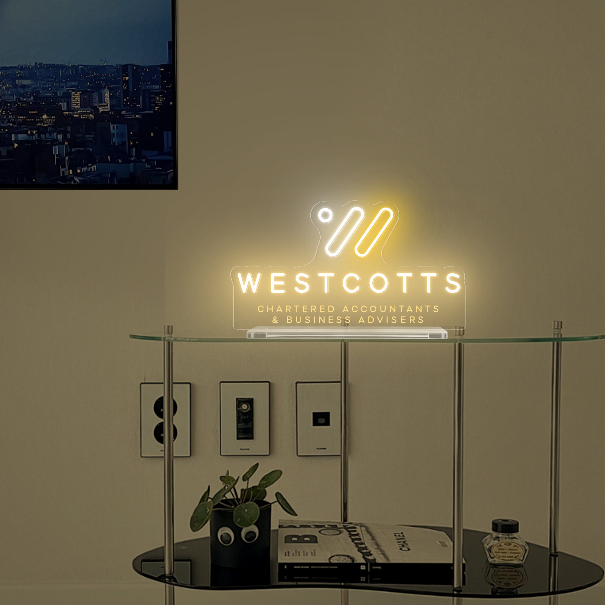 Custom Business Logo Table Neon Sign, Free Standig Neon Sign, Wedding ...