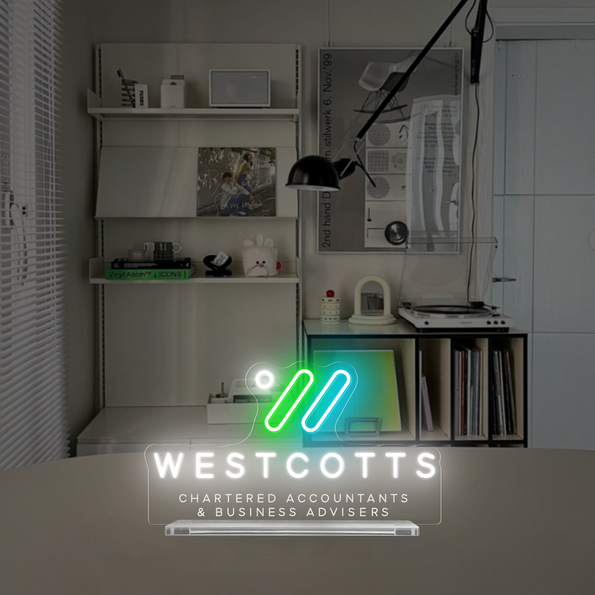 Custom Business Logo Table Neon Sign, Free Standig Neon Sign, Wedding ...